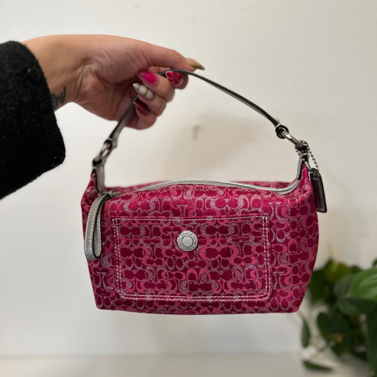 Pink limited edition coach mini purse Mini... - Depop