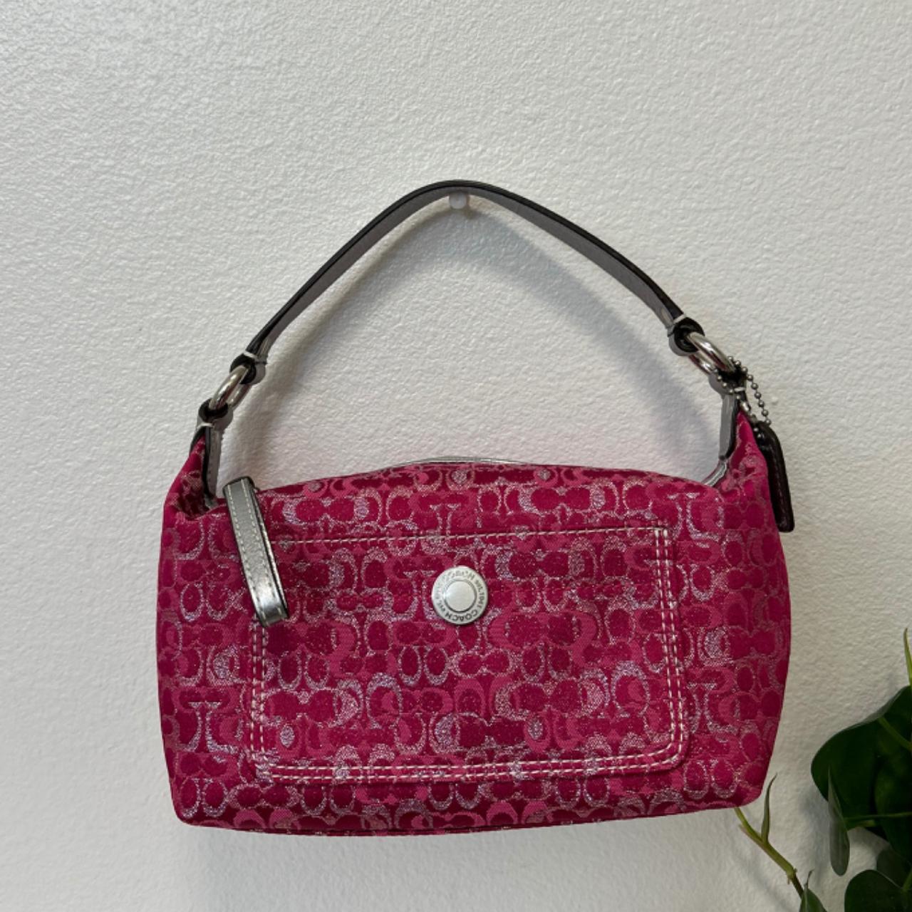 Pink limited edition coach mini purse Mini... - Depop