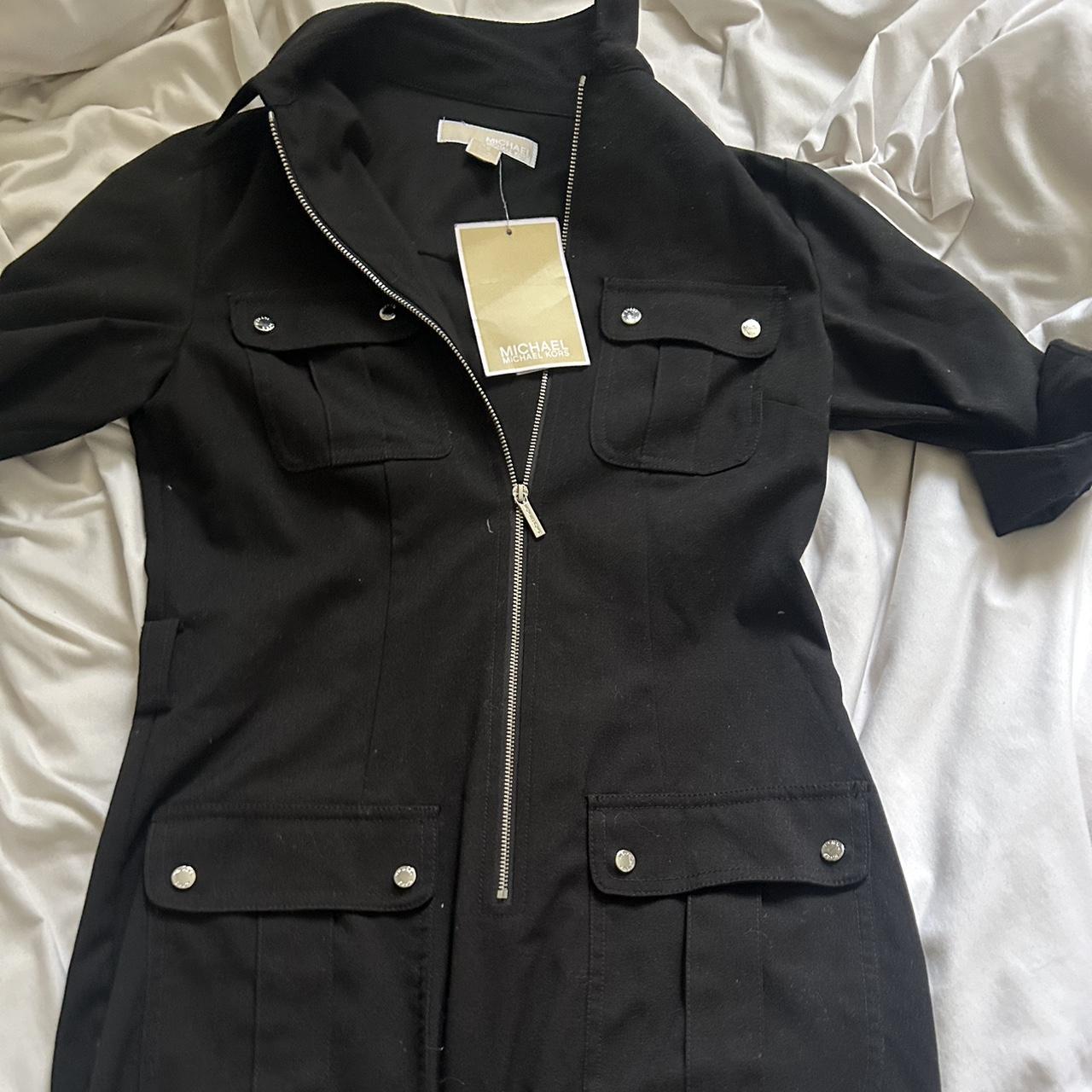 Michael kors black utility dress Knee length! - Depop