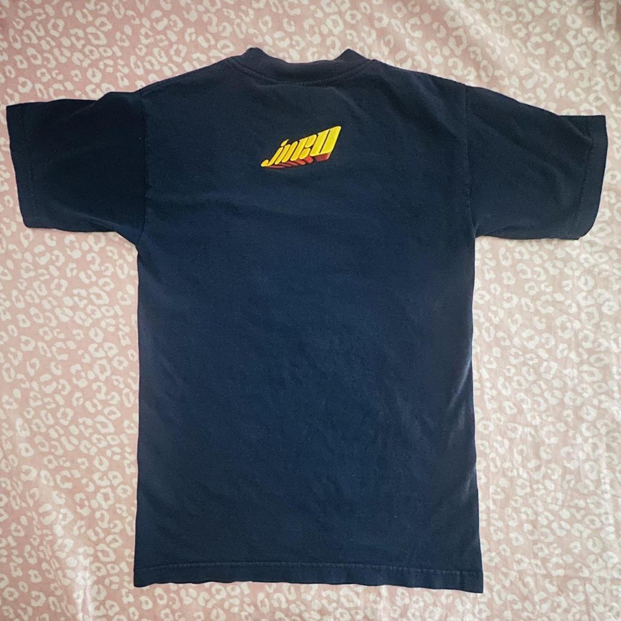 Jnco shirt from the 90s navy blue ⚠️it’s says it’s a... - Depop