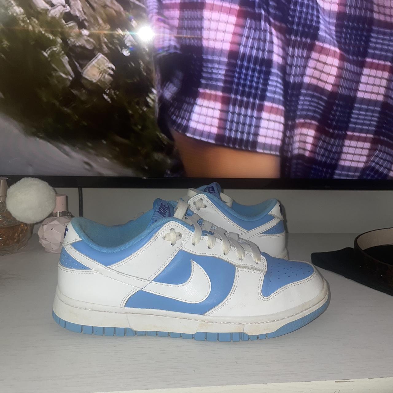 reverse UNC dunks light creasing GOAT VERIFICATION... - Depop