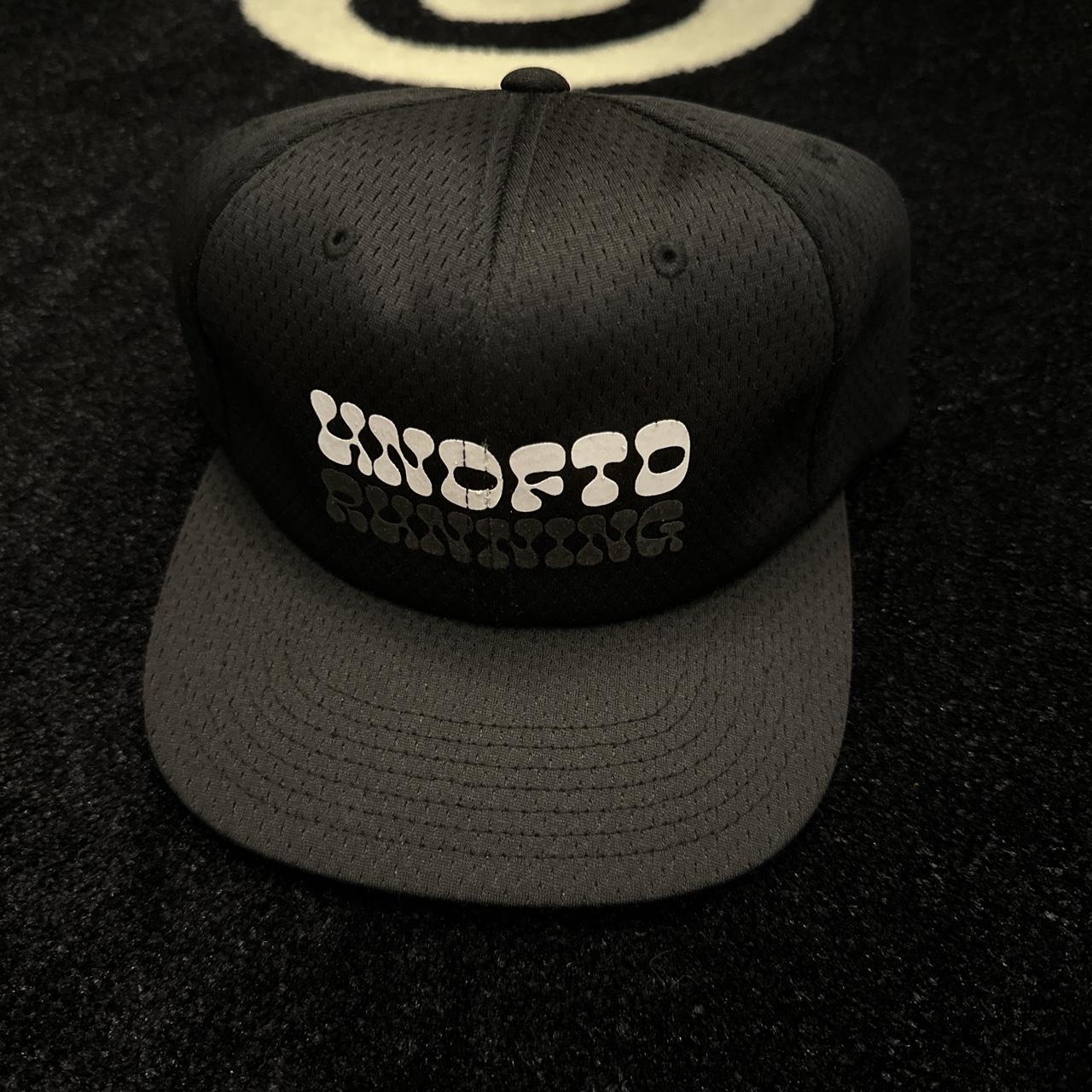 Undefeated Running Black Adjustable Hat Bought from... - Depop