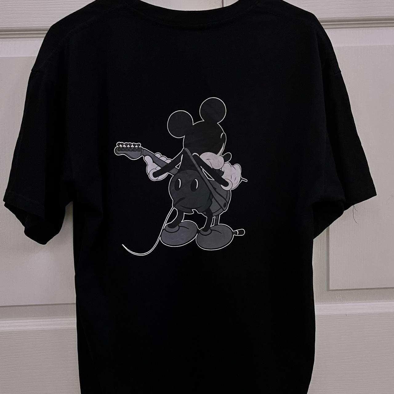 Number Nine Mickey Mouse Guitar Tee Size... - Depop
