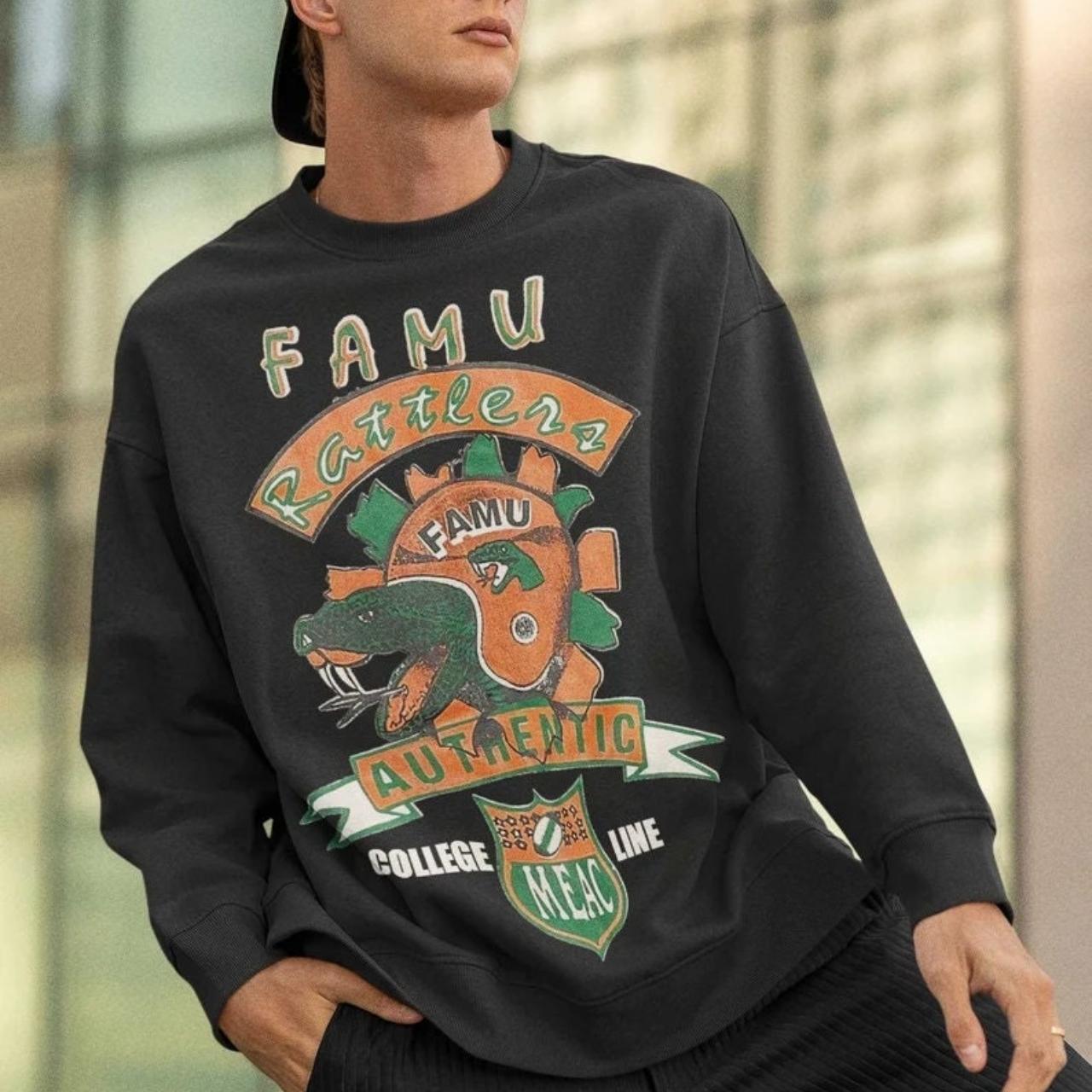 Vintage NCAA Florida A&M Rattlers Logo Shirt, FAMU... - Depop