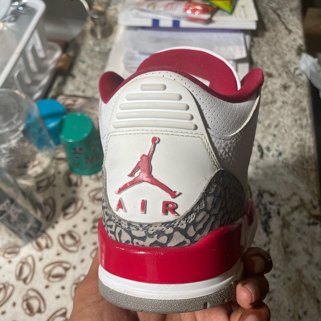 jordan 3 cardinal red - Depop