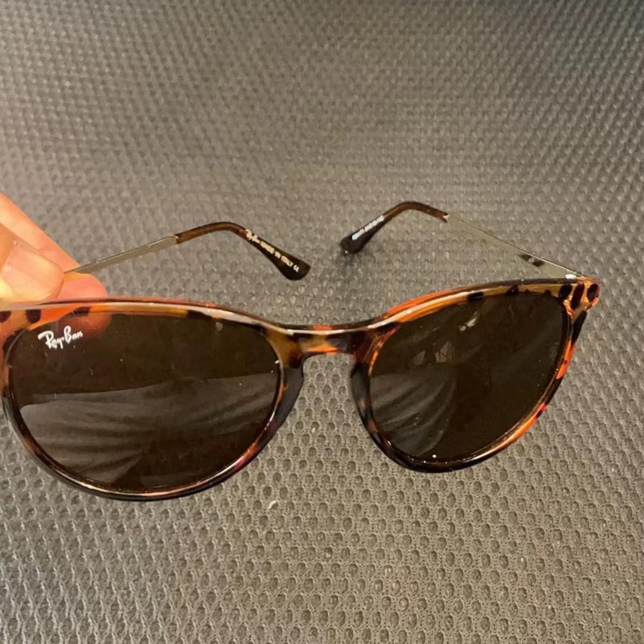 women and men sunglasses Ray-Ban Erika RB4171... - Depop