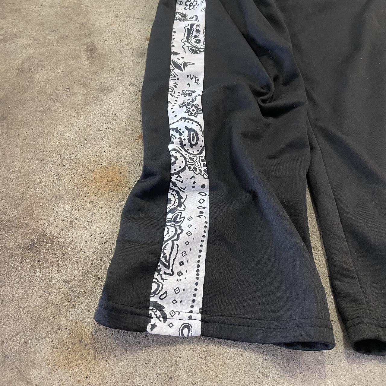 Striped paisley sweatpants #y2k #sick #pants... - Depop