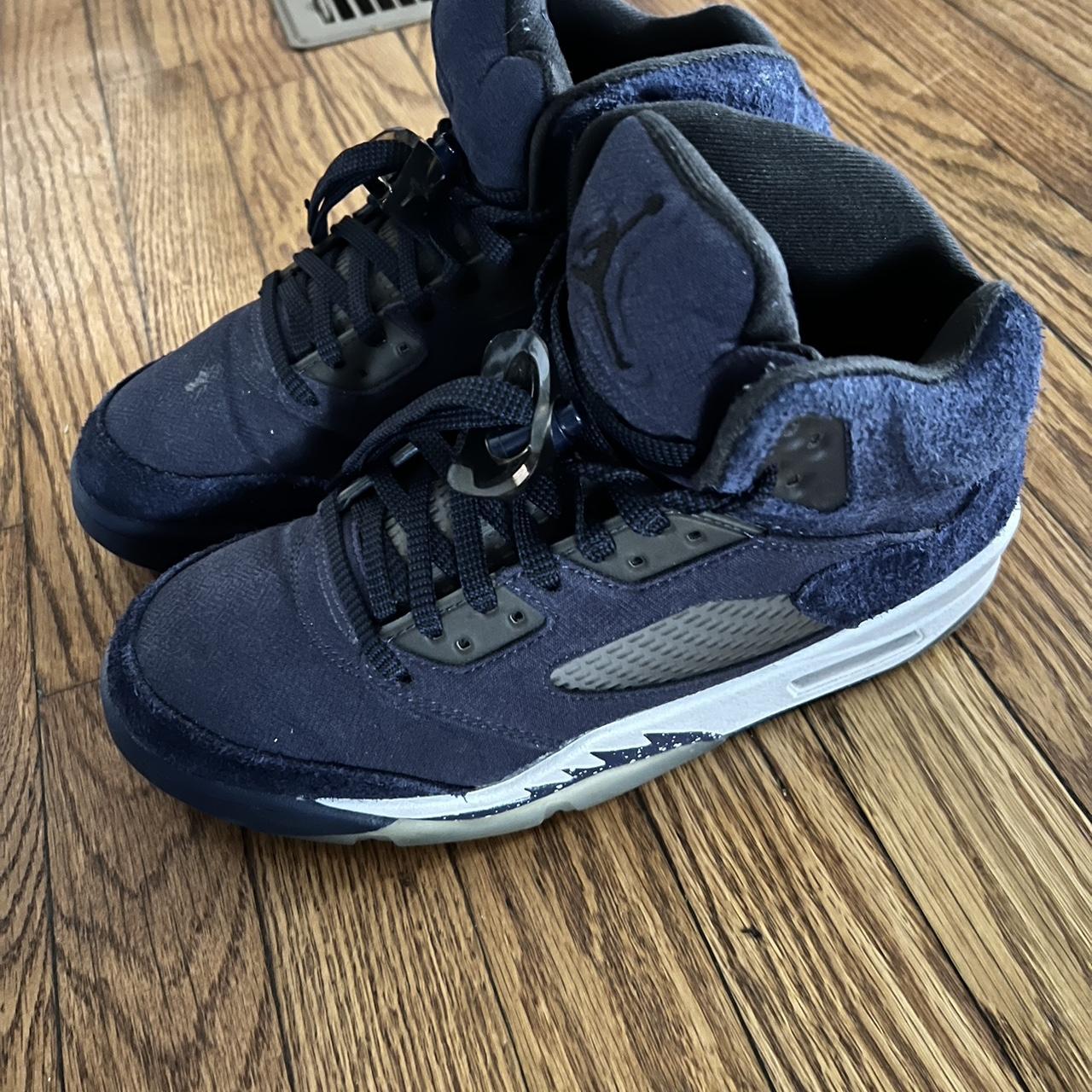 Jordan 5 “ Georgetown” sz 8.5 no box pretty clean... - Depop
