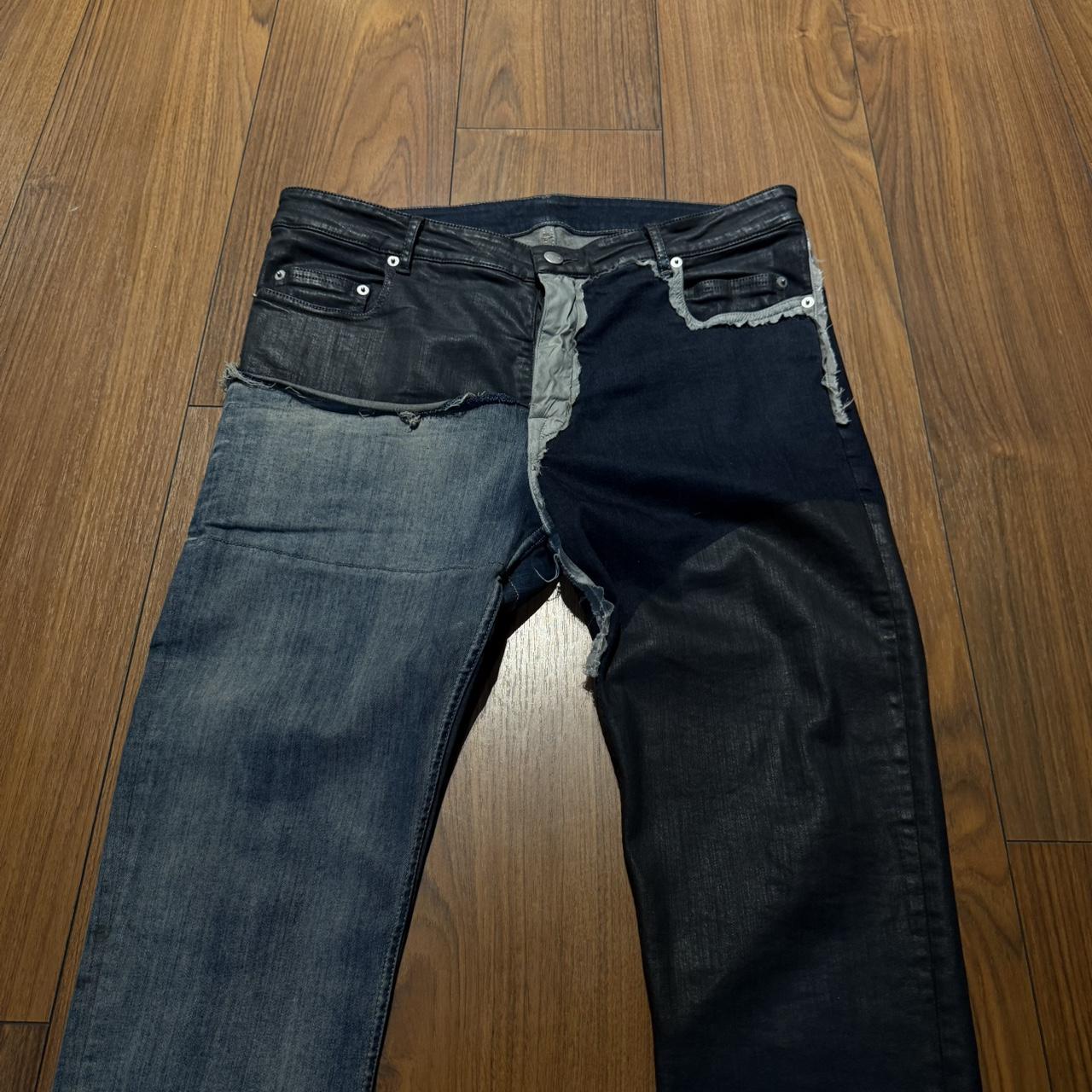 Rick Owens 19ss Tyrone Cut Black Wax As Sample Denim... | Depop