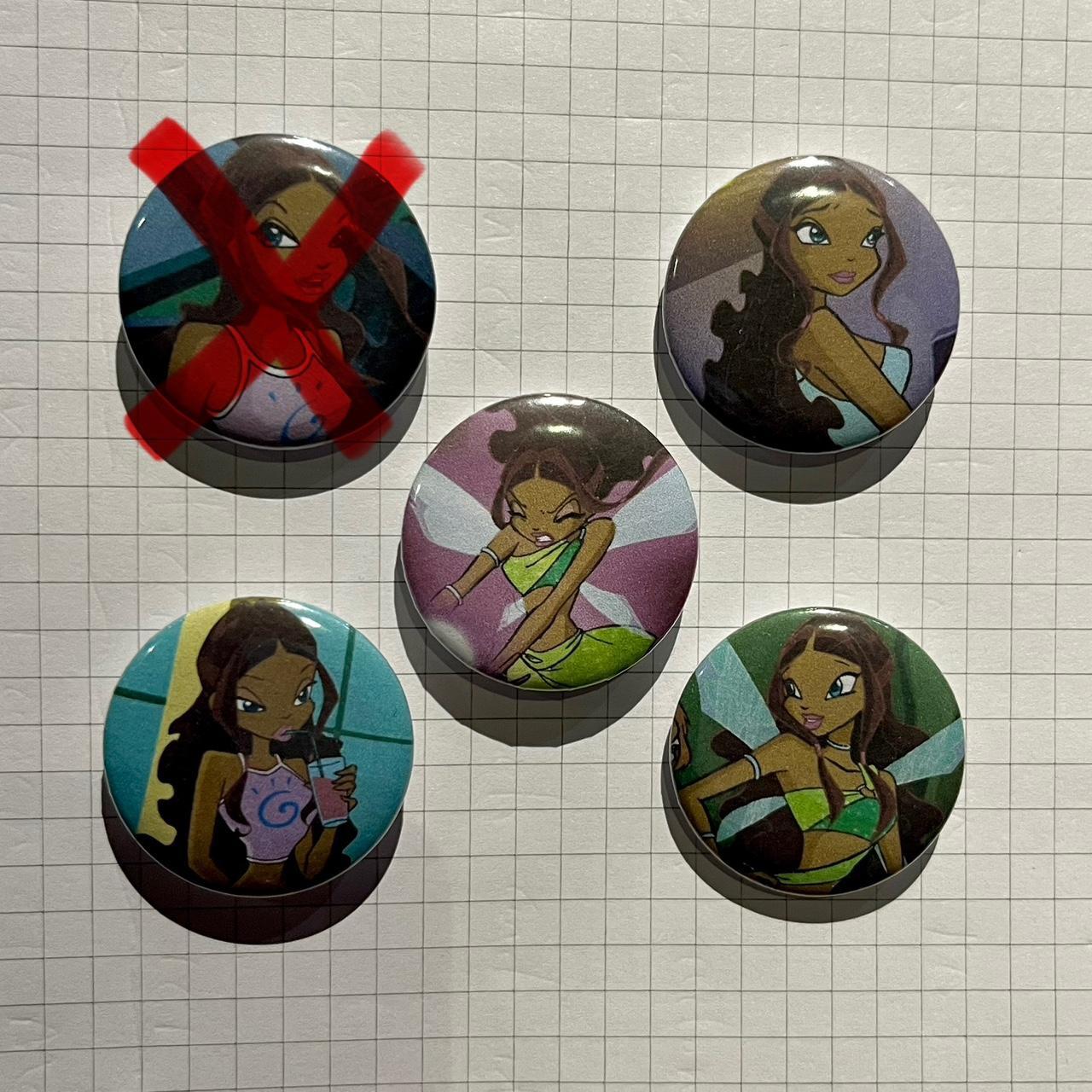 Read description!!! Winx Club pins/badges set... | Depop