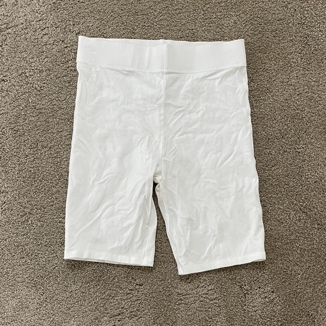 White Forever 21 Biker Shorts | Depop