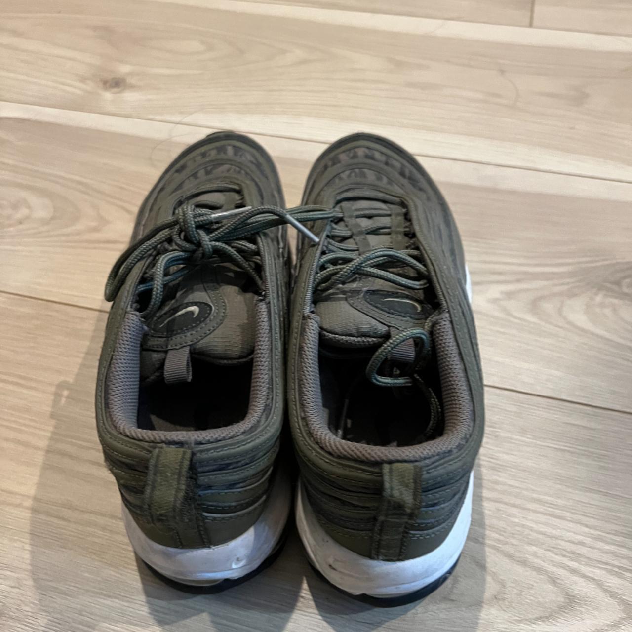 Green cargo nike airmax sneakers - Depop