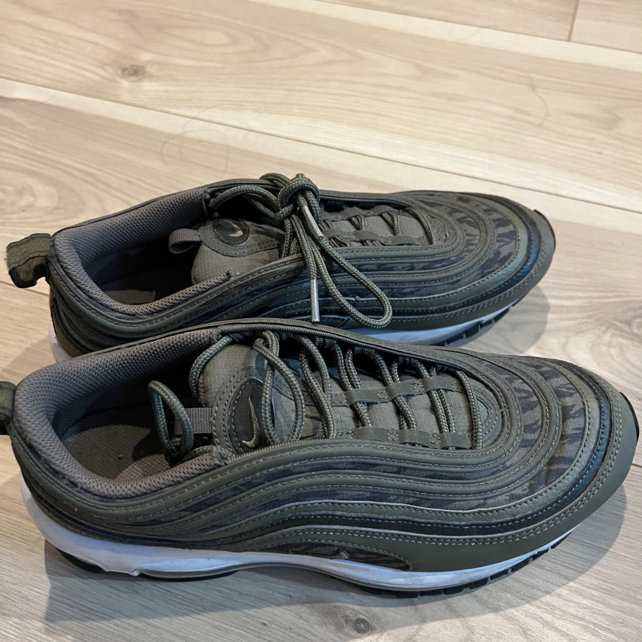 Green cargo nike airmax sneakers - Depop