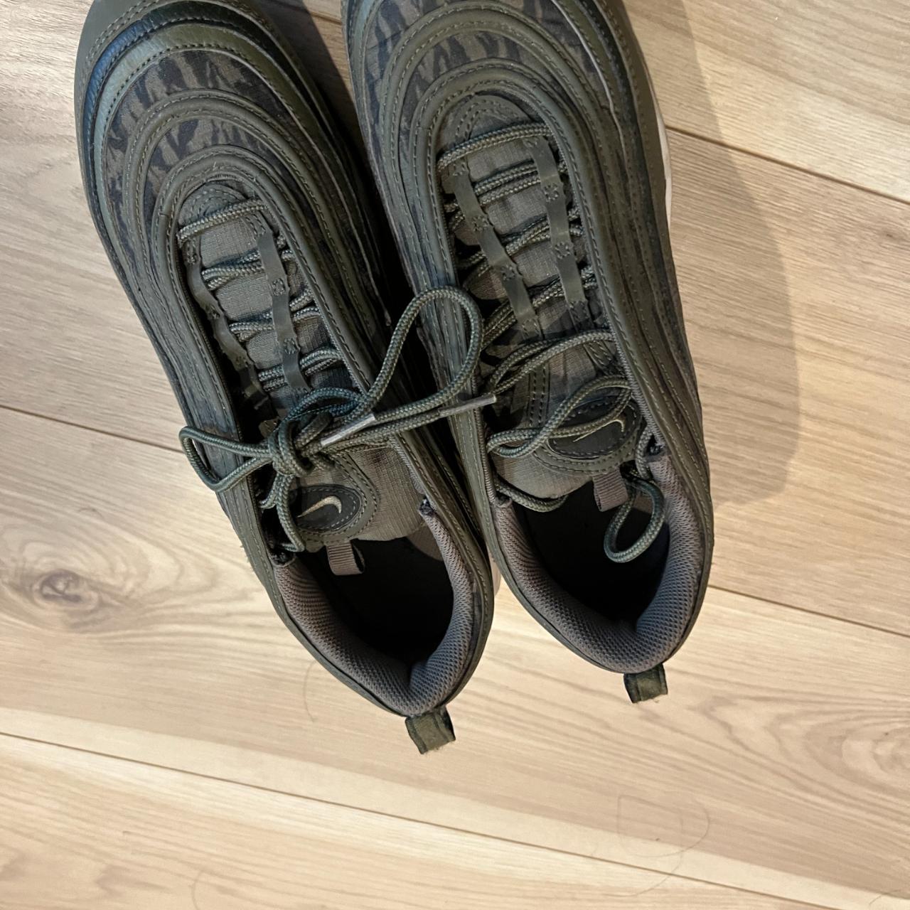 Green cargo nike airmax sneakers - Depop