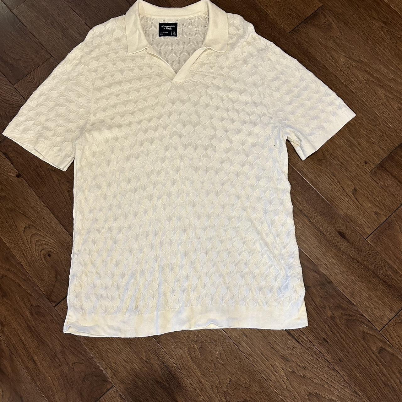 XL Tall Johnny Collar Polo. Abercrombie & Fitch.... - Depop