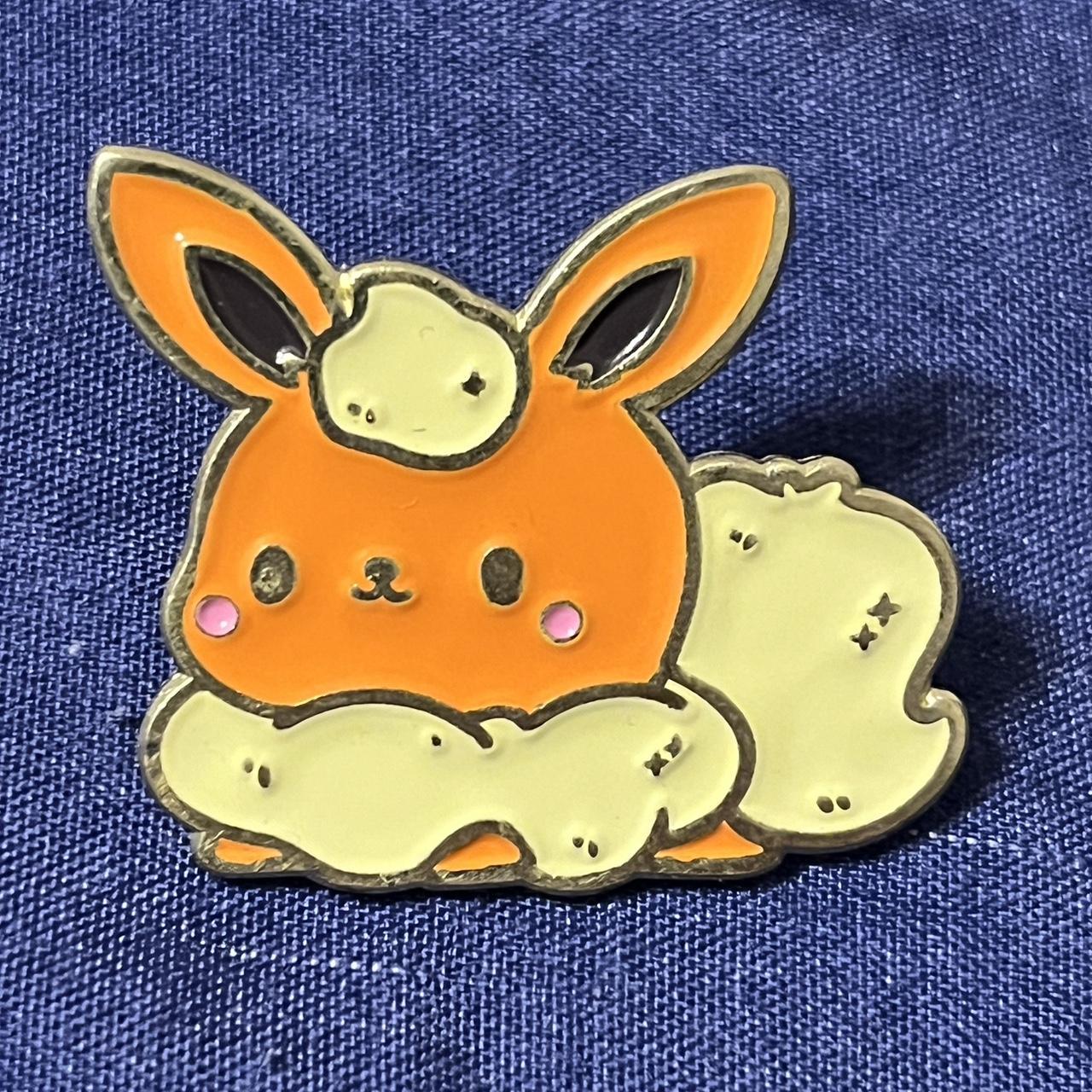 Pokémon Flareon collectible enamel rave pin like new... - Depop