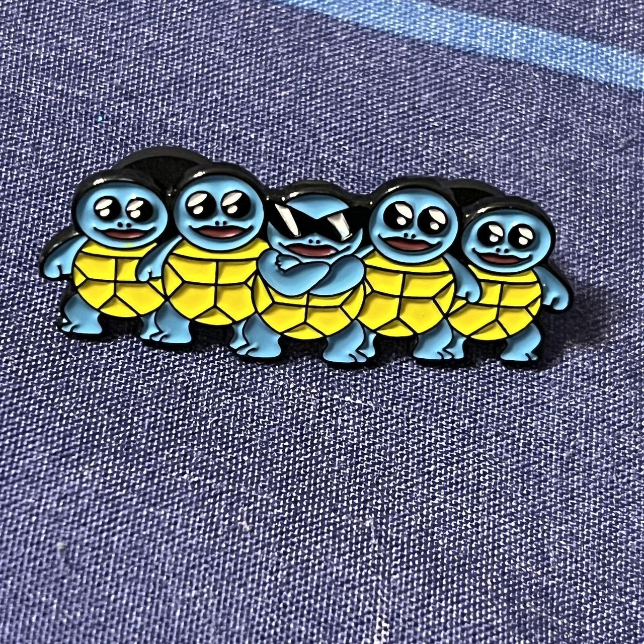 Pokémon Squirtle Squad collectible enamel rave pin... - Depop