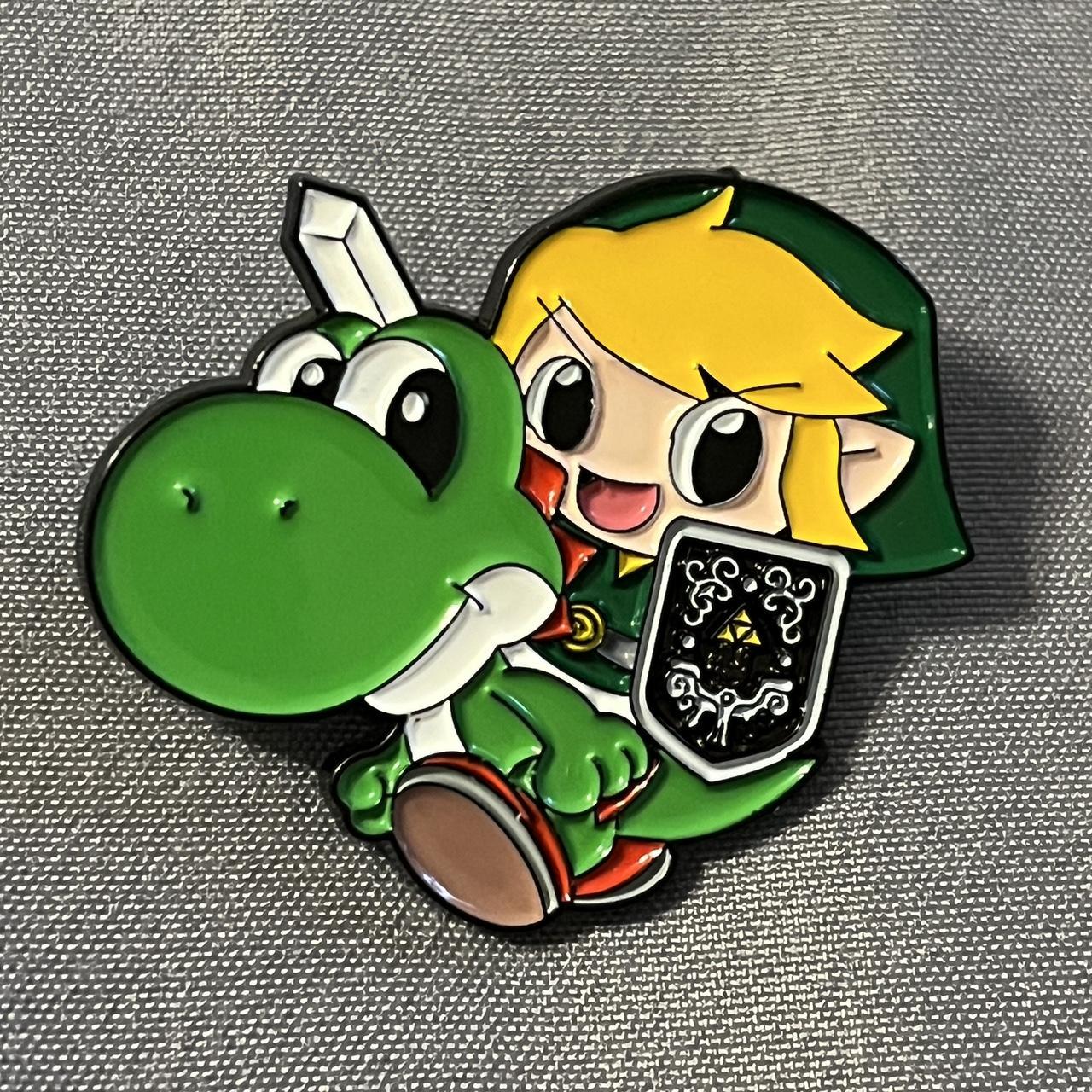 The Legend of Zelda Link riding Yoshi Nintendo... - Depop