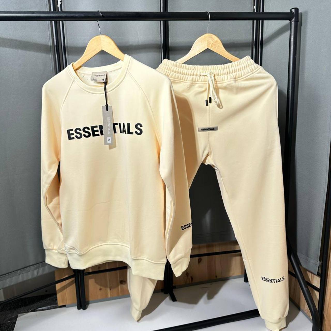 Essentials Tracksuit in a range of sizes and colours... - Depop
