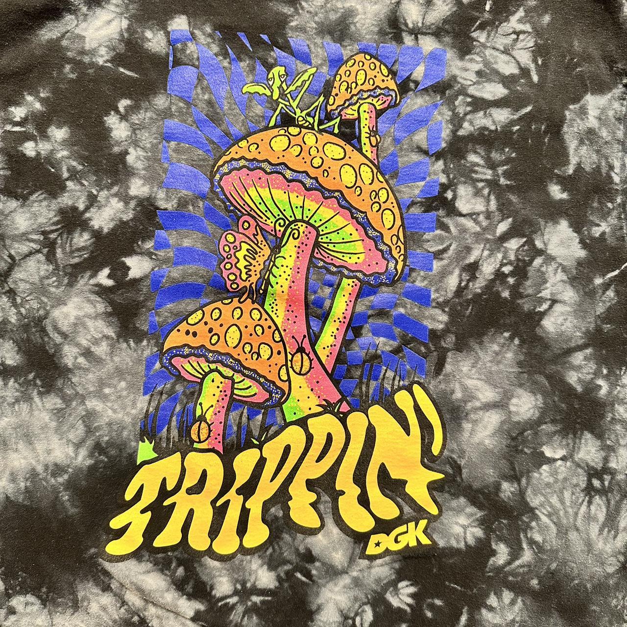 DGK Trippin’ Tee Measurements shown in last 4... - Depop