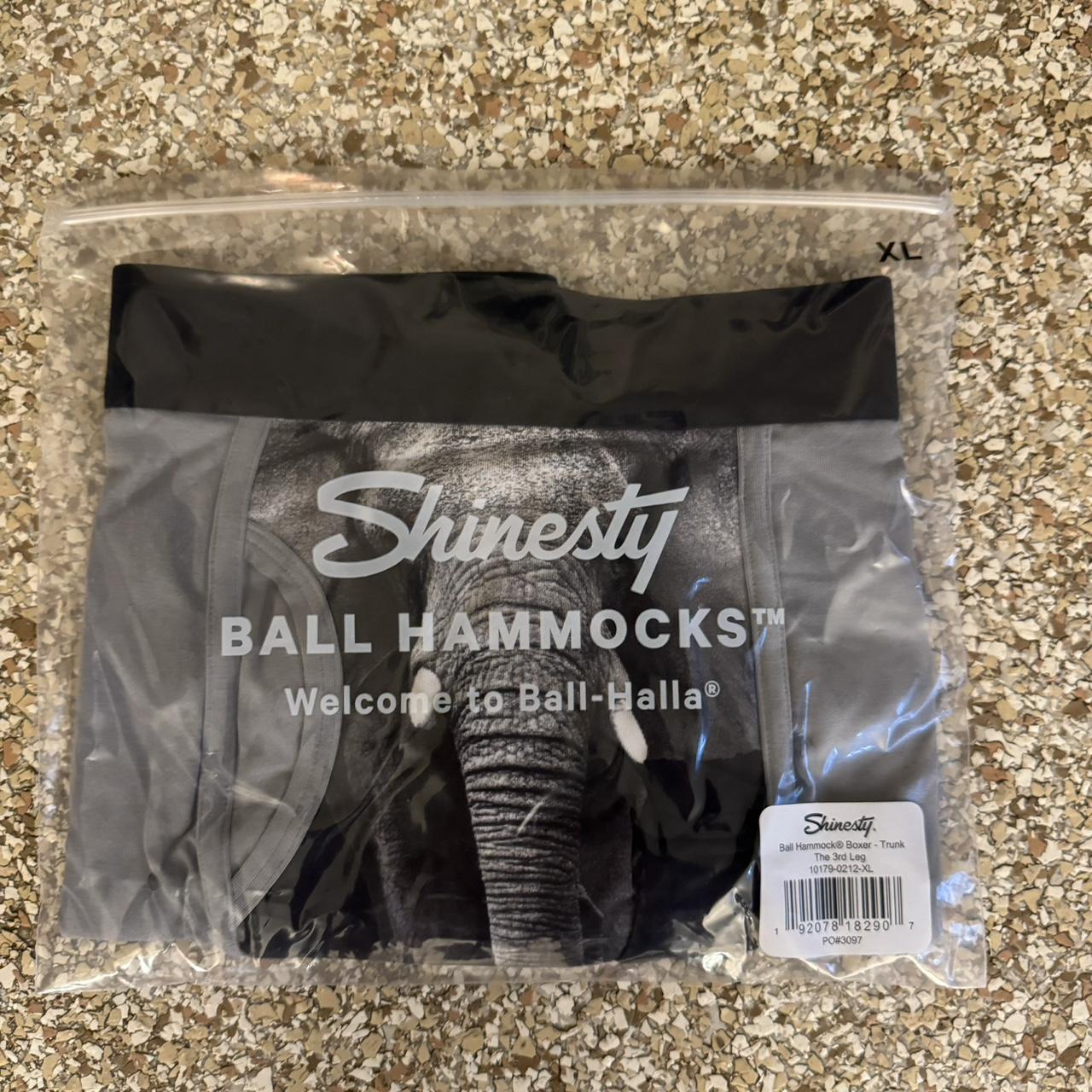 Shinesty “the third leg” style ball hammock trunks... - Depop