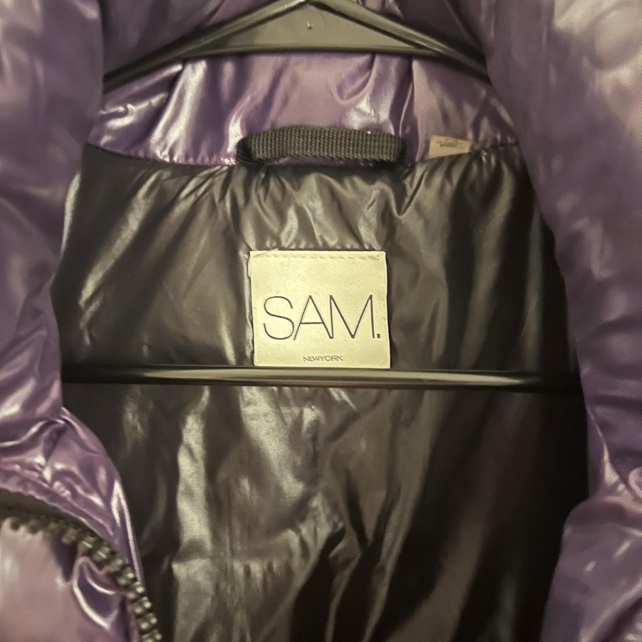 SAM. Purple puffer vest kids size 14 with pockets... - Depop