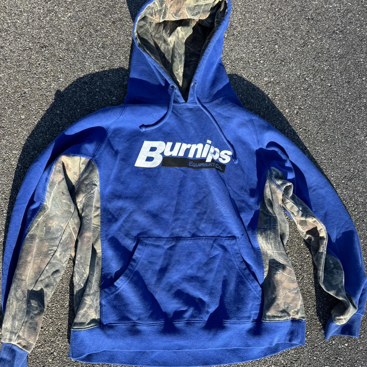 Burnips equipment camo hoodie No tags but fits... - Depop