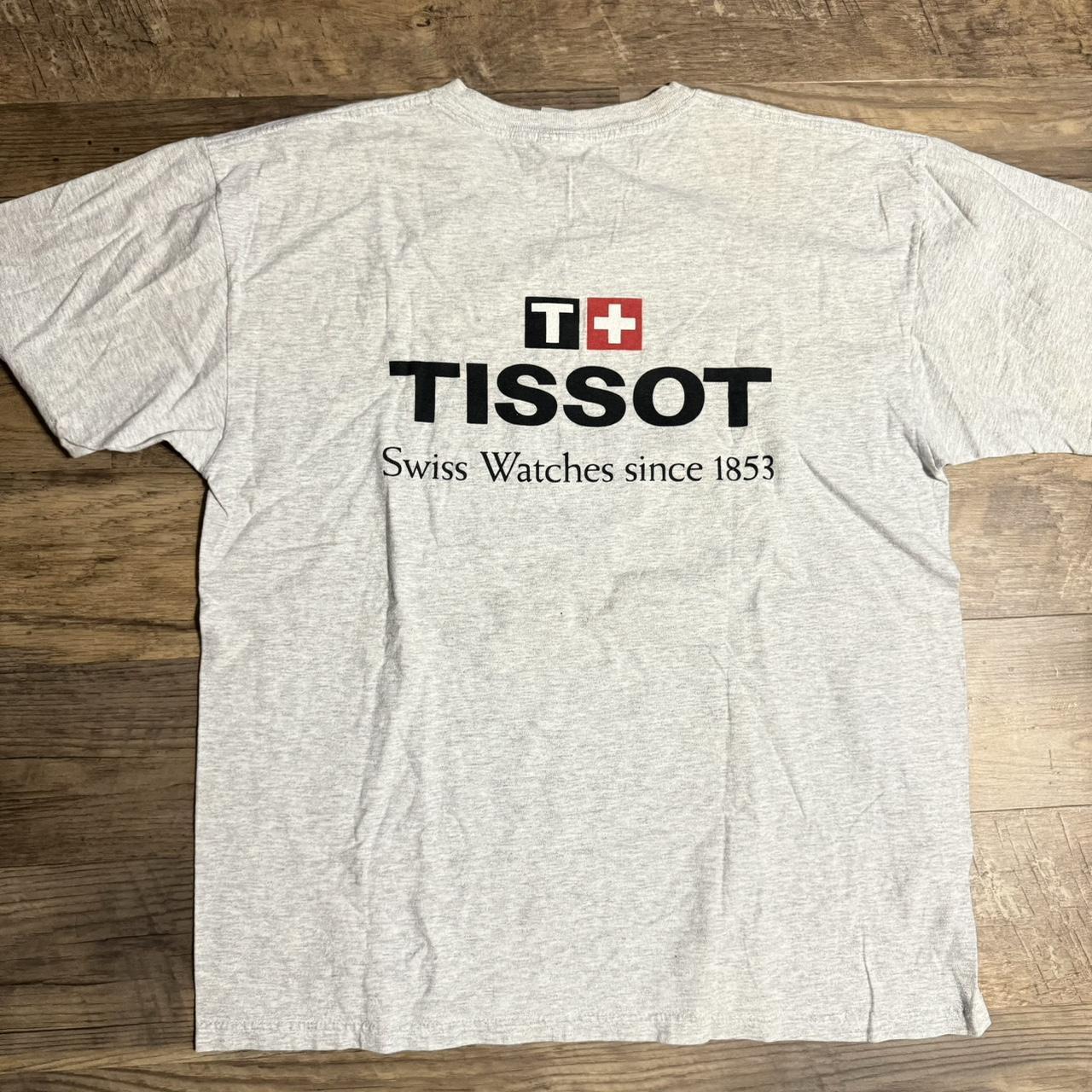 Tissot Swiss watch shirt Size XL #Tissot #Vintage... - Depop