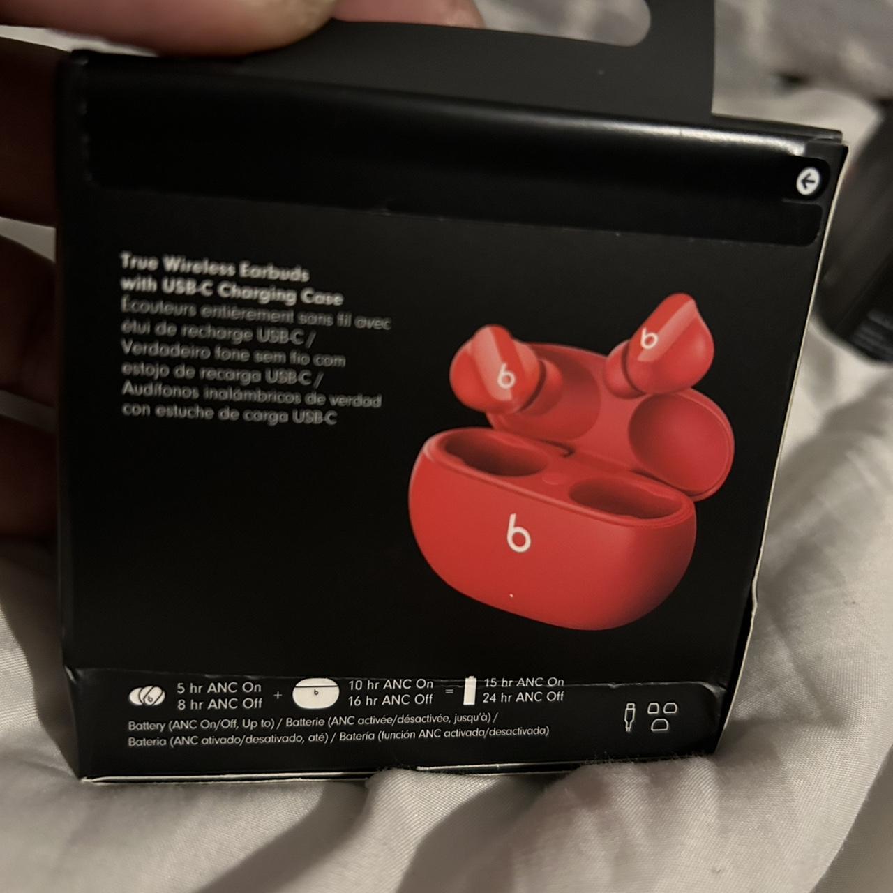 Beats By Dre Studio Buds (red) brand new in original... - Depop