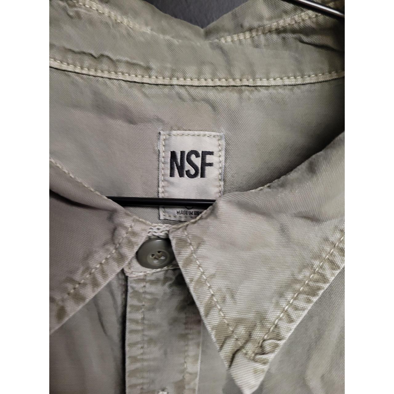 BRAND: NSF STYLE: Busy Oversized Boyfriend Shirt... - Depop