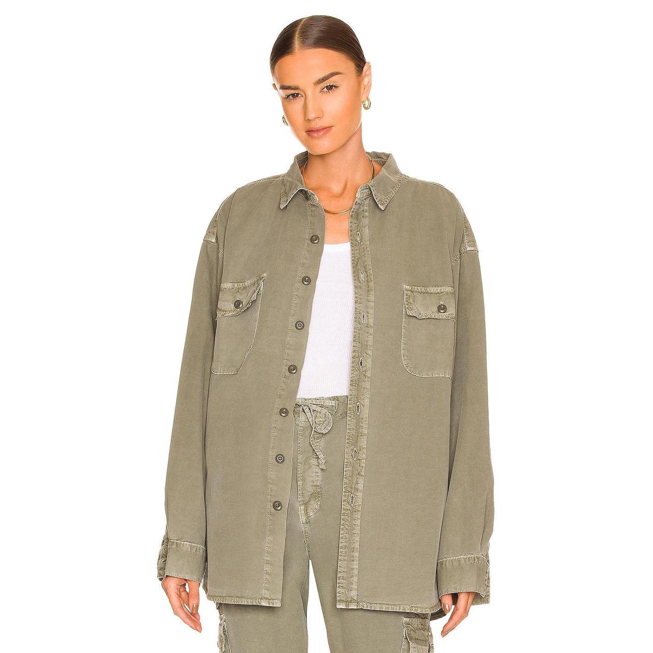 BRAND: NSF STYLE: Busy Oversized Boyfriend Shirt... - Depop