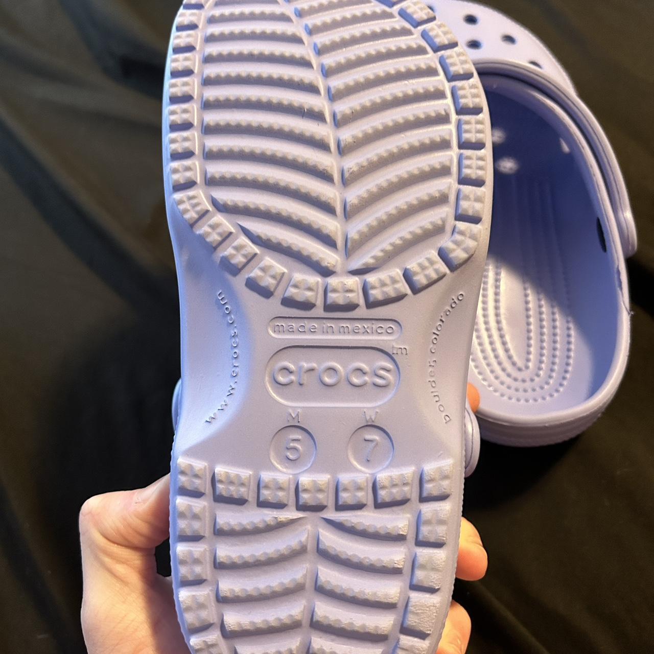 women’s size 7 (men’s 5) crocs light purple brand new - Depop