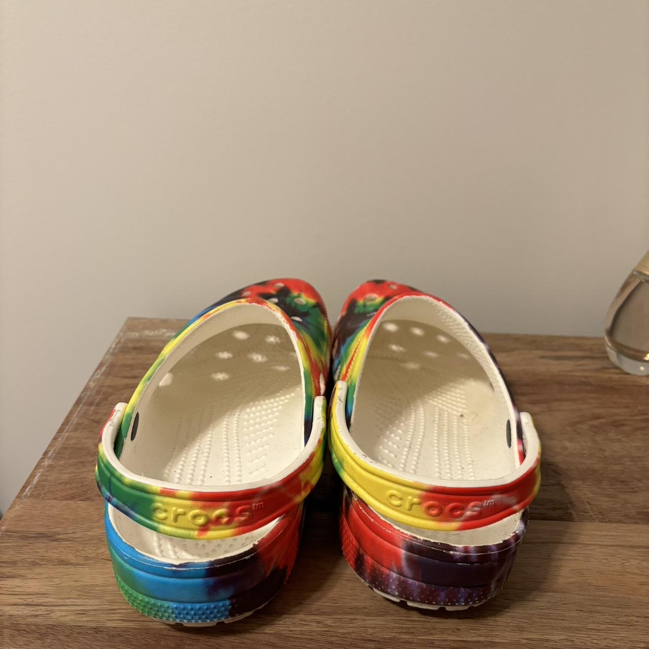 Rainbow Crocs - Depop
