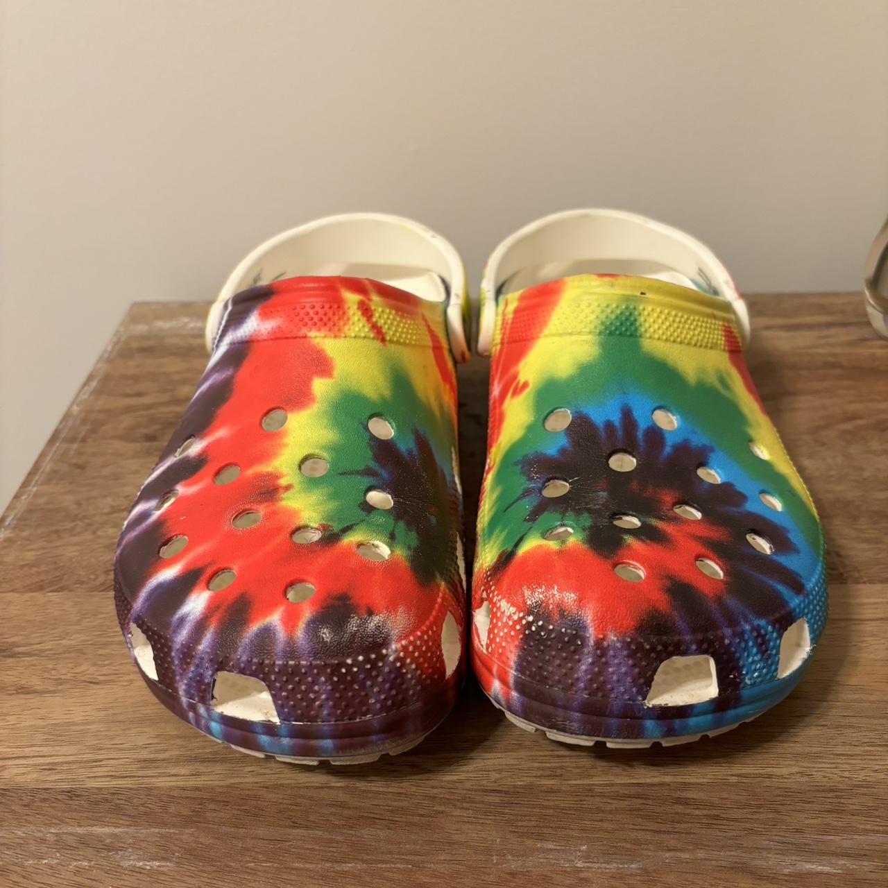 Rainbow Crocs - Depop