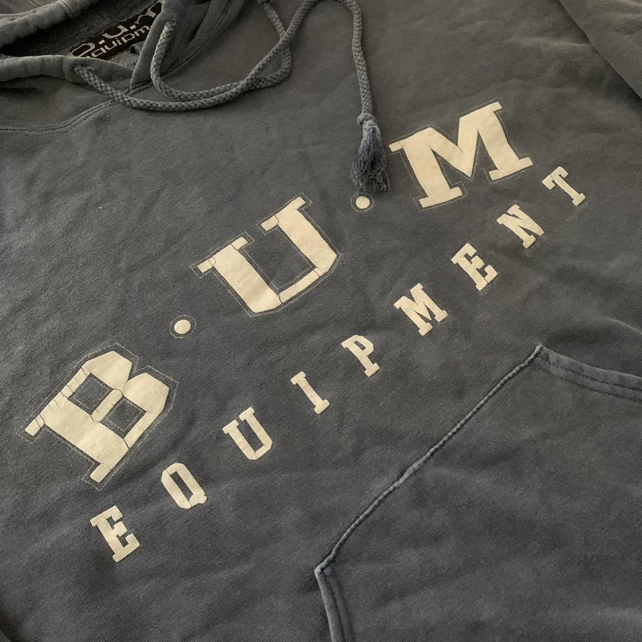 vintage 1992 BUM Equipment hoodie sweatshirt Size:... - Depop