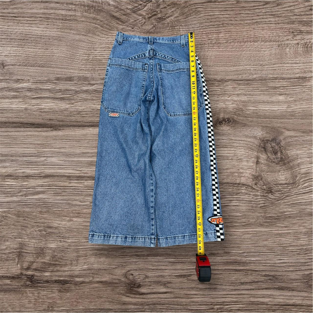 Blue JNCO Taxi Jeans 👖🚕 🚨NOT REAL LISTING WILL SEND... - Depop