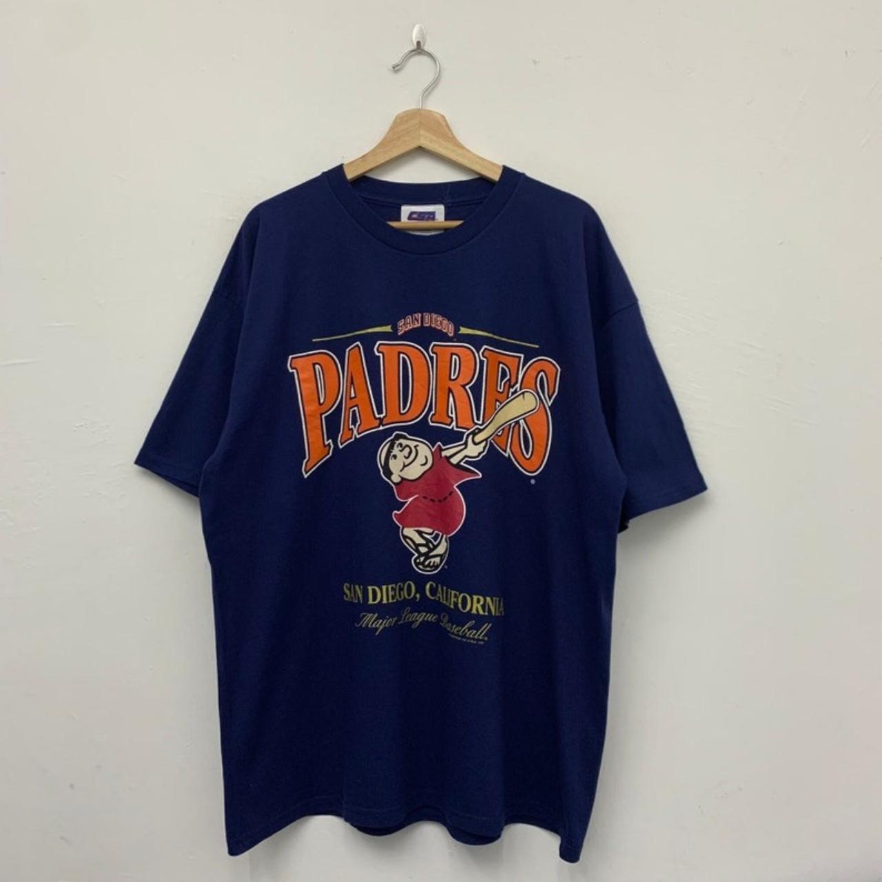 Vintage 90s San Diego Padres MLB Tshirt Size size... - Depop