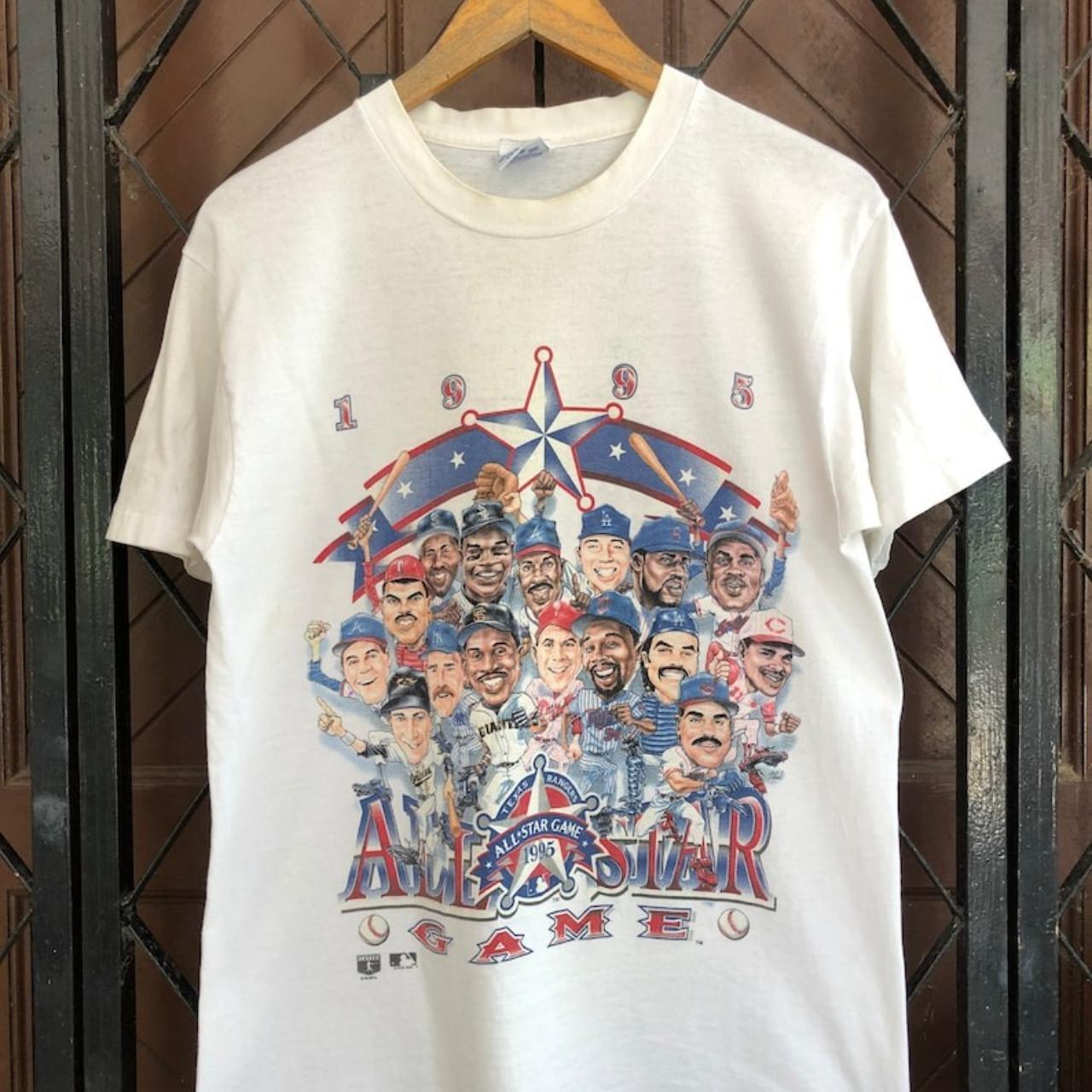 Vintage 1995 MLB All Star Games Texas Rangers Tee... - Depop