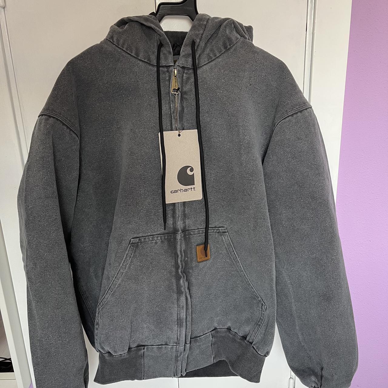 Carhartt WIP Jacket grey - Depop