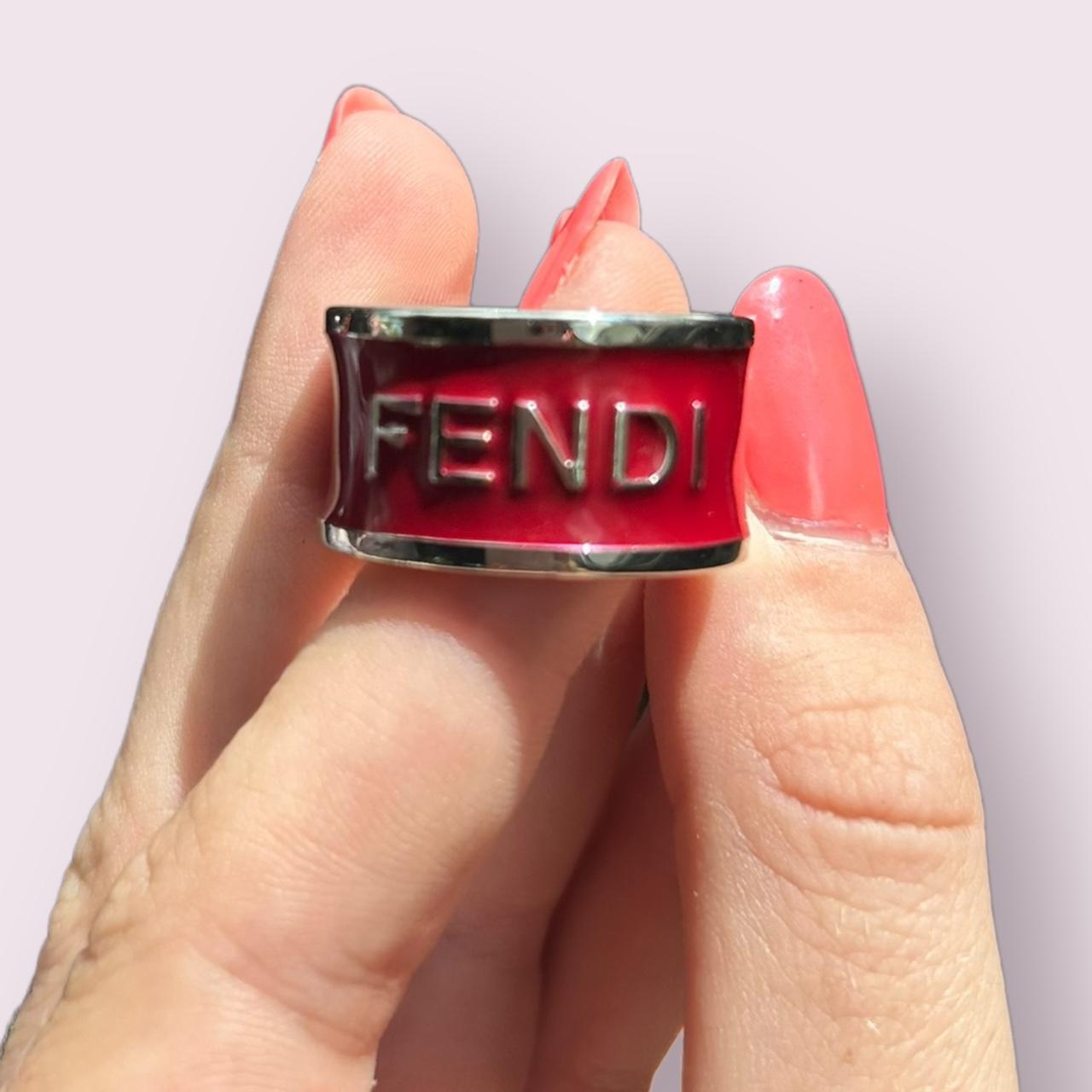 fendi ring not authenticated in near perf... - Depop