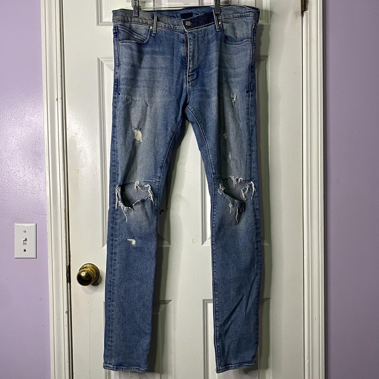 RtA Skinny Ripped Jeans #rta #rippedjeans #skinnyjeans - Depop