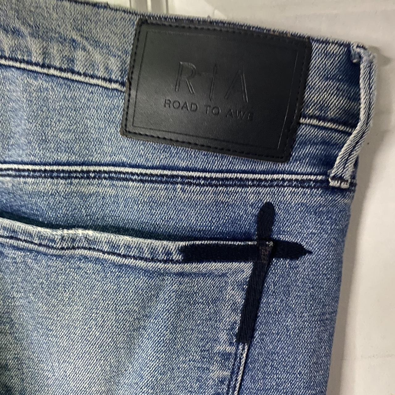 RtA Skinny Ripped Jeans #rta #rippedjeans #skinnyjeans - Depop