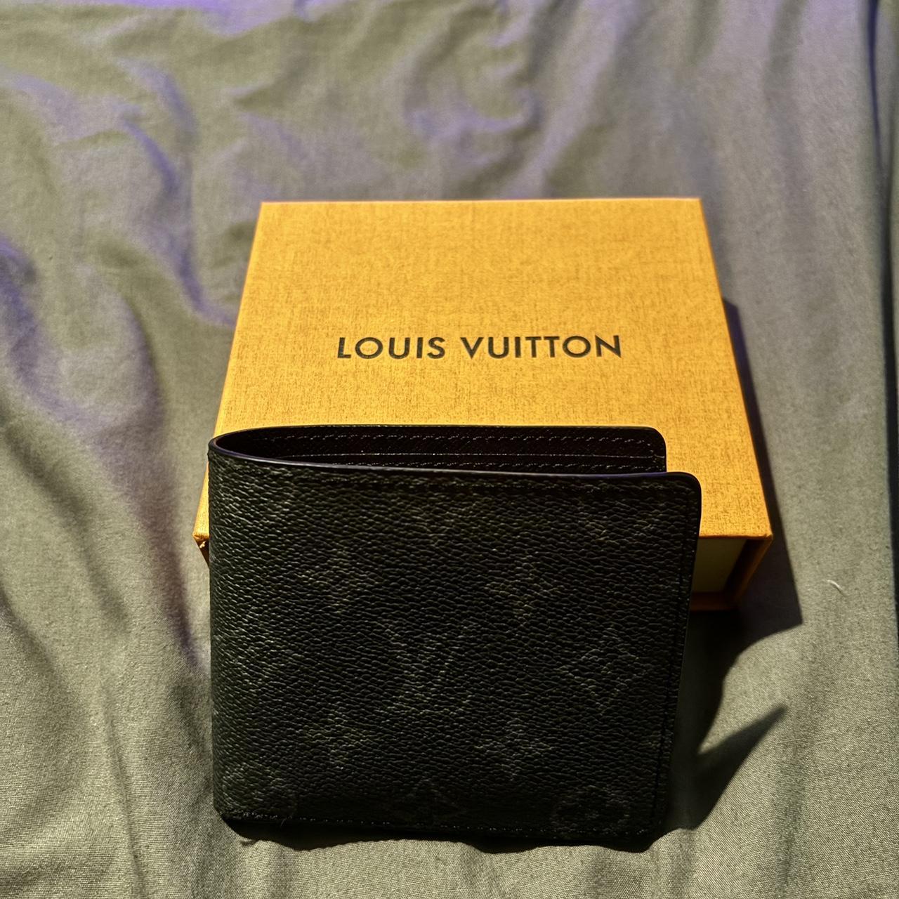 LV Monogram wallet in black - Depop
