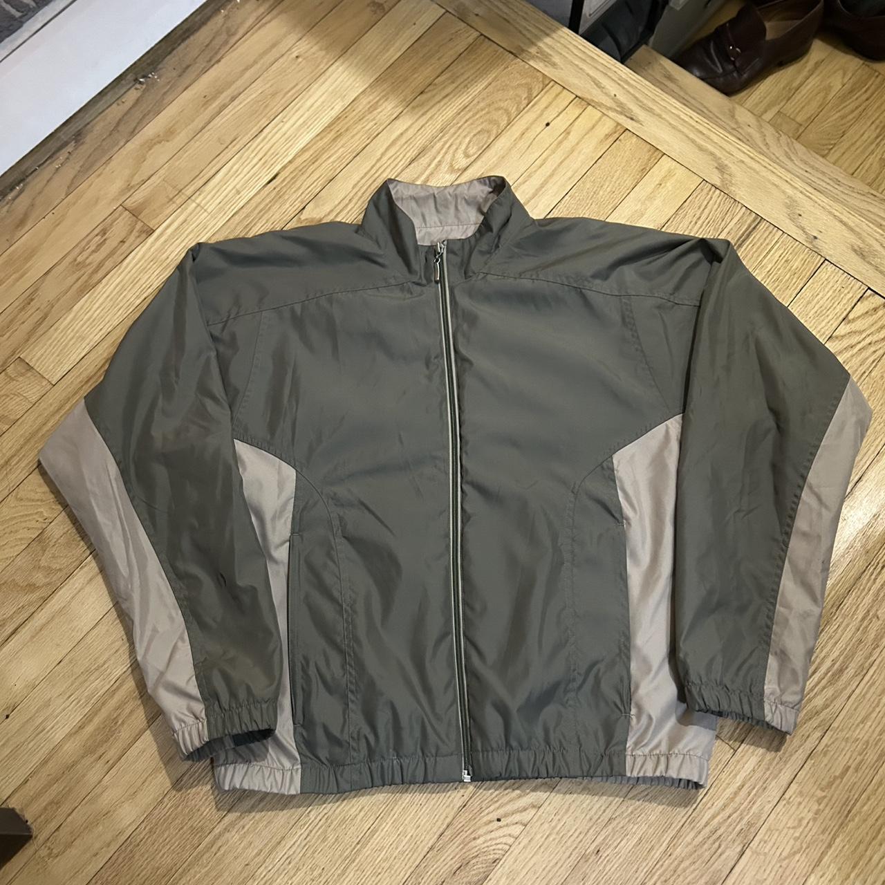 Nice earth tone windbreaker perfect for fall size... - Depop