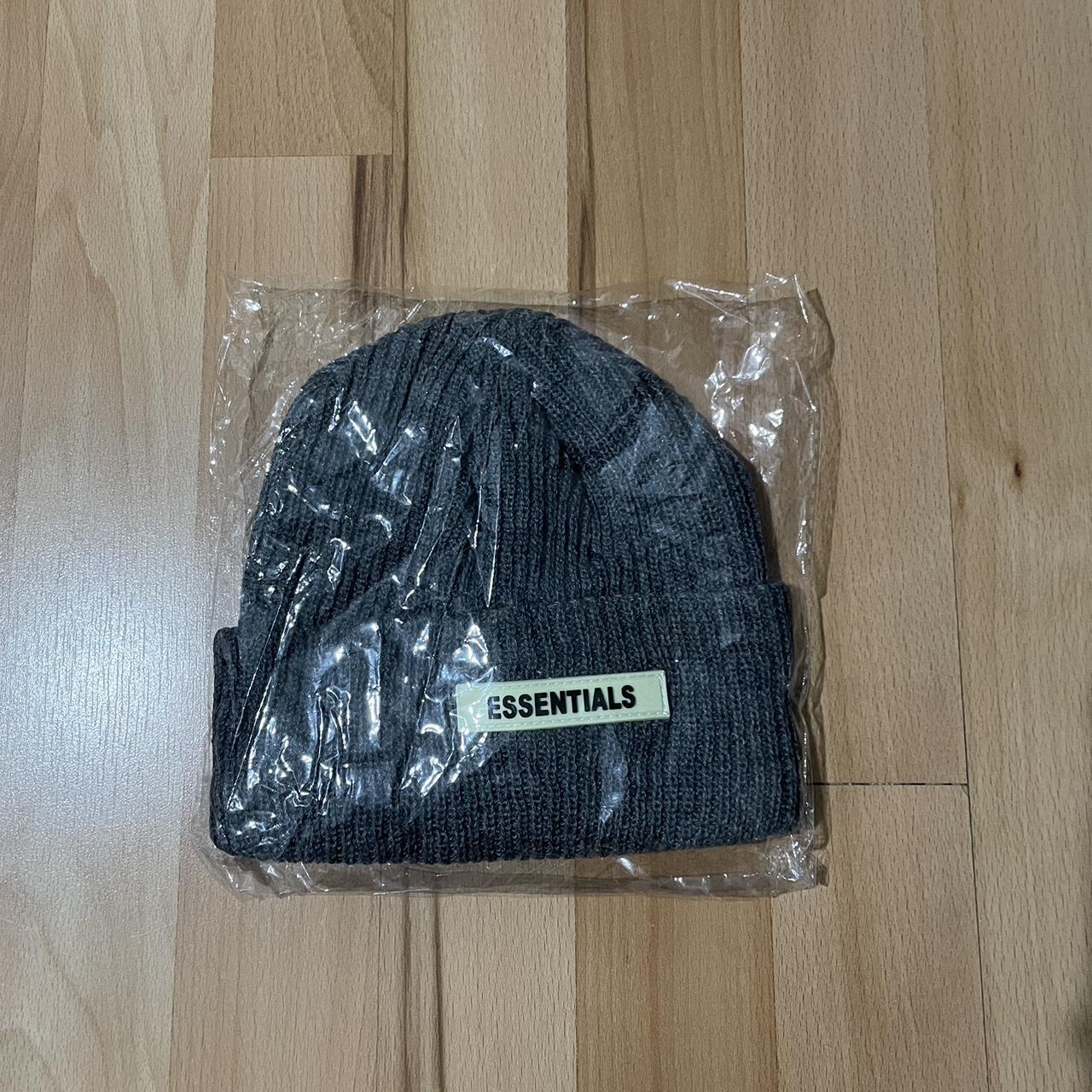 Essentials beanie grey colour brand new Free... - Depop