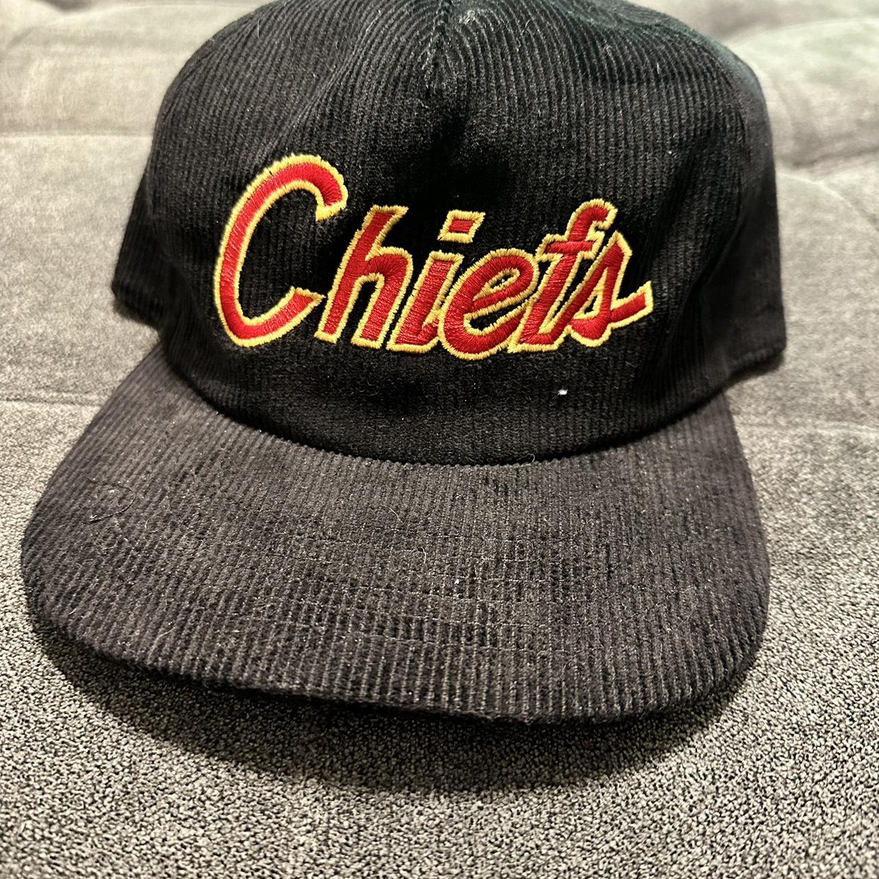 Corduroy Chiefs hat adjustable - Depop