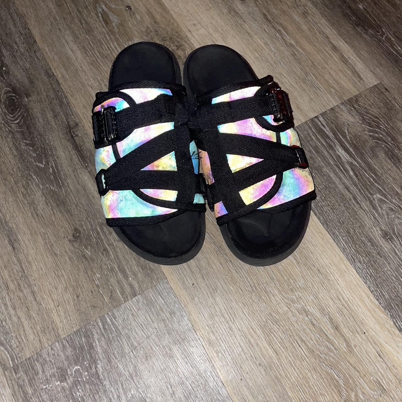 Reflective Draco Slides - Depop