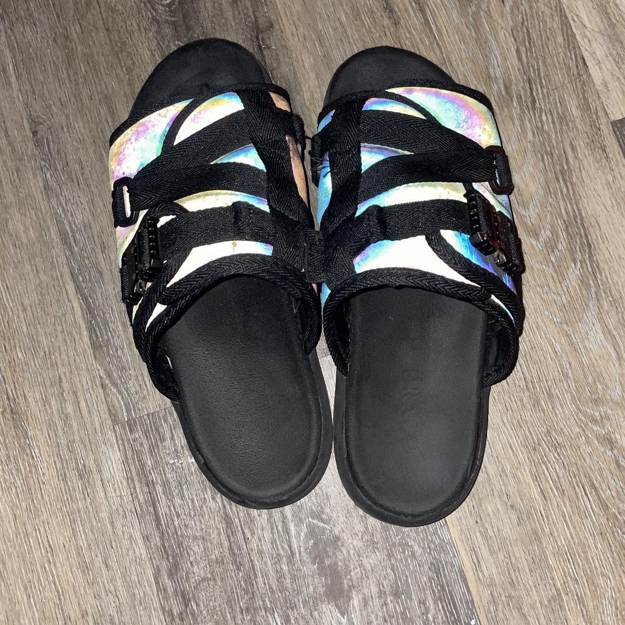 Reflective Draco Slides - Depop