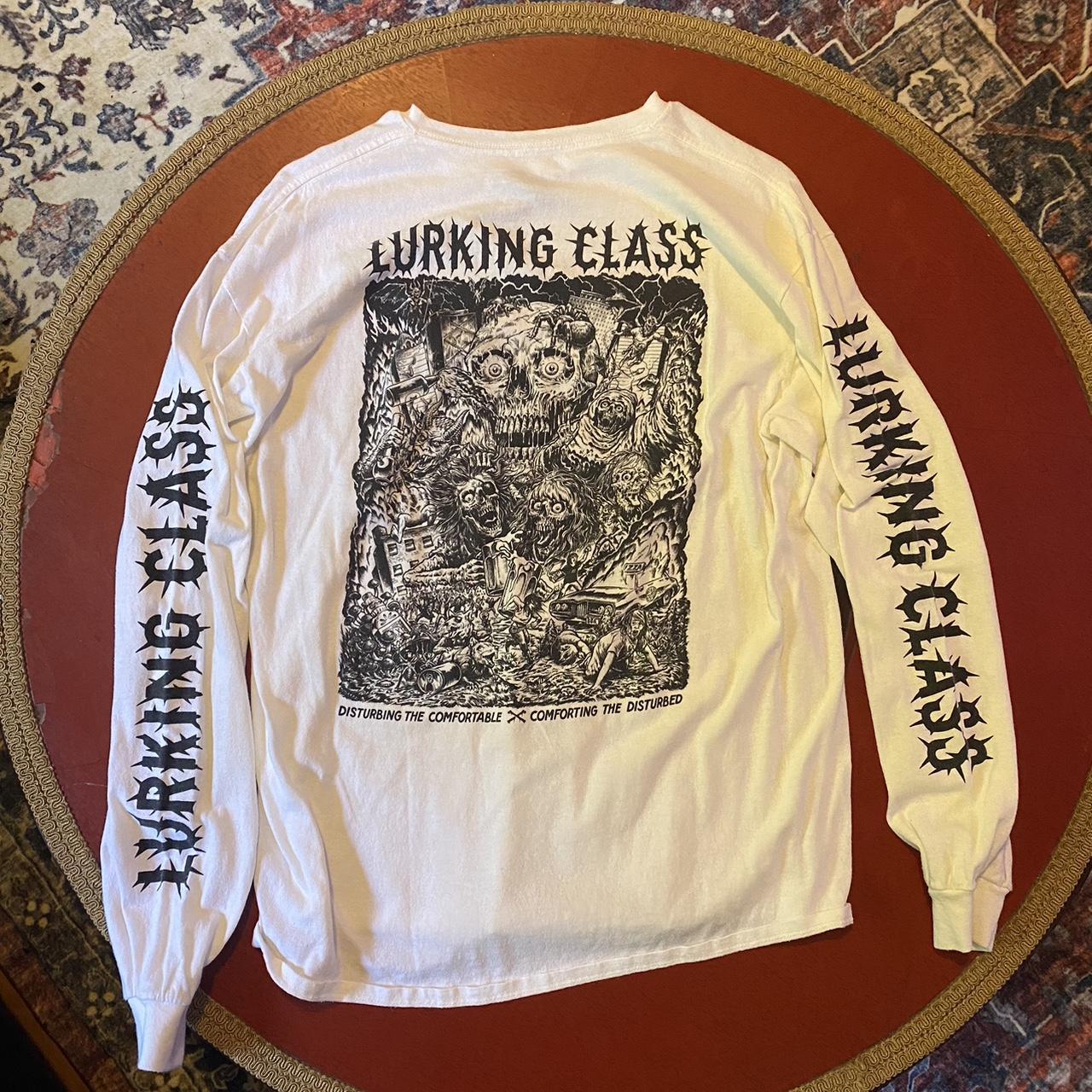 Lurking class long sleeve #y2k #skater #grunge... - Depop