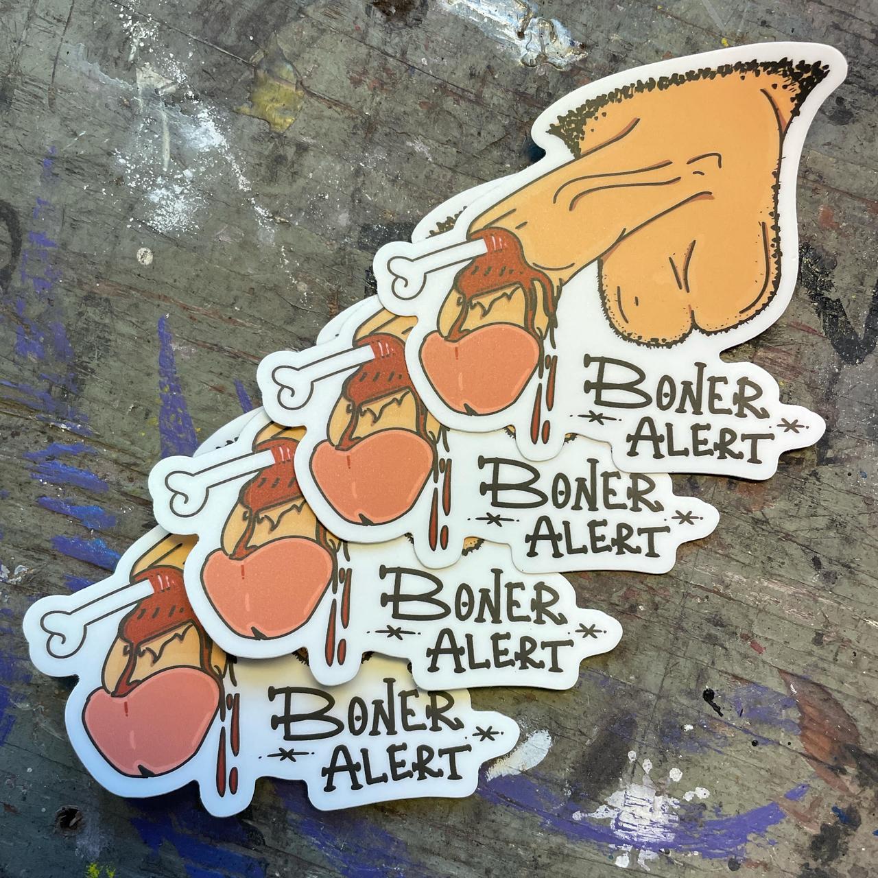 BONER ALERT STICKERS A full package sticker. Buy... | Depop